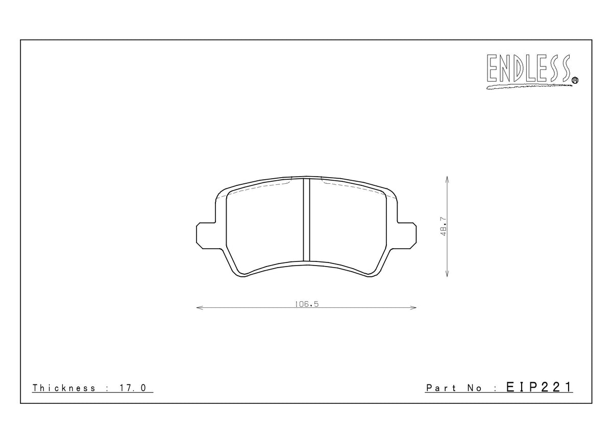 ENDLESS BRAKE PADS FOR RACING, RALLY, TRACKDAY AND SPORT — Racing23 GmbH