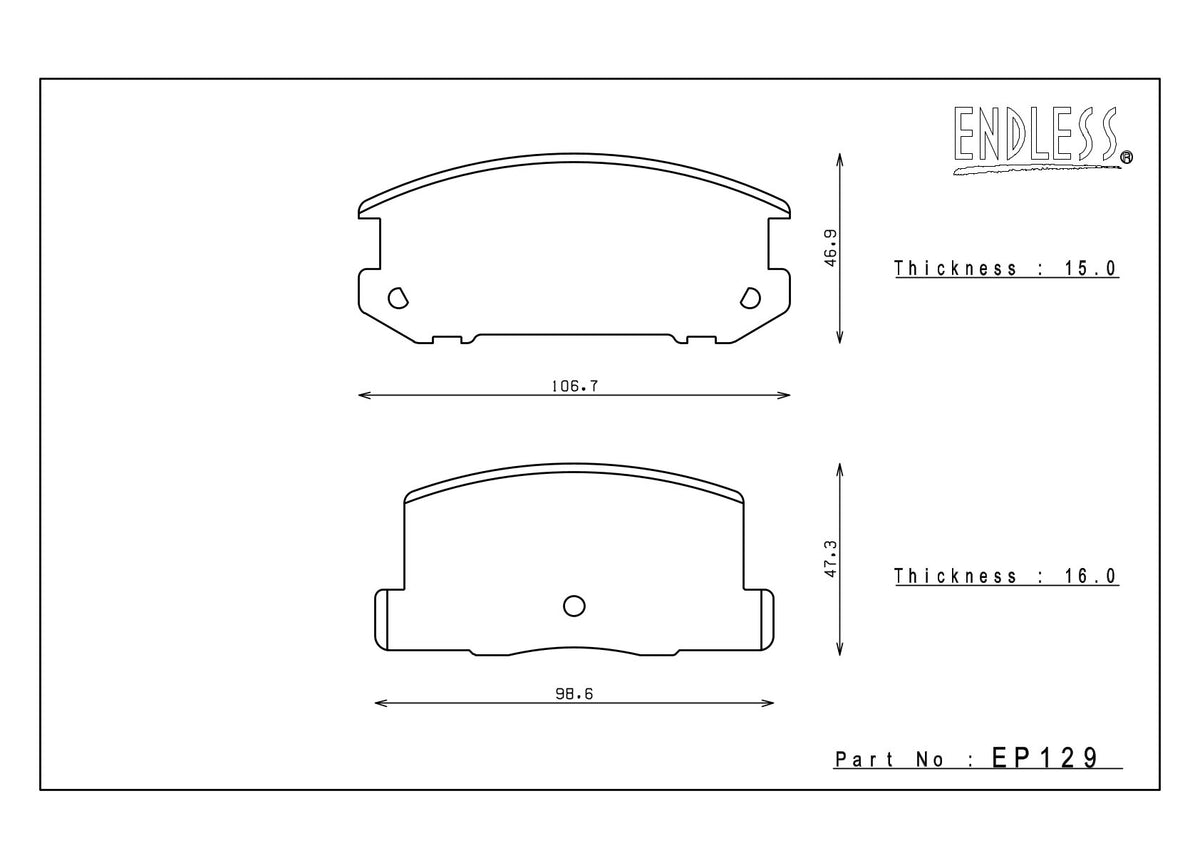 ENDLESS BRAKE PADS FOR RACING, RALLY, TRACKDAY AND SPORT — Racing23 GmbH
