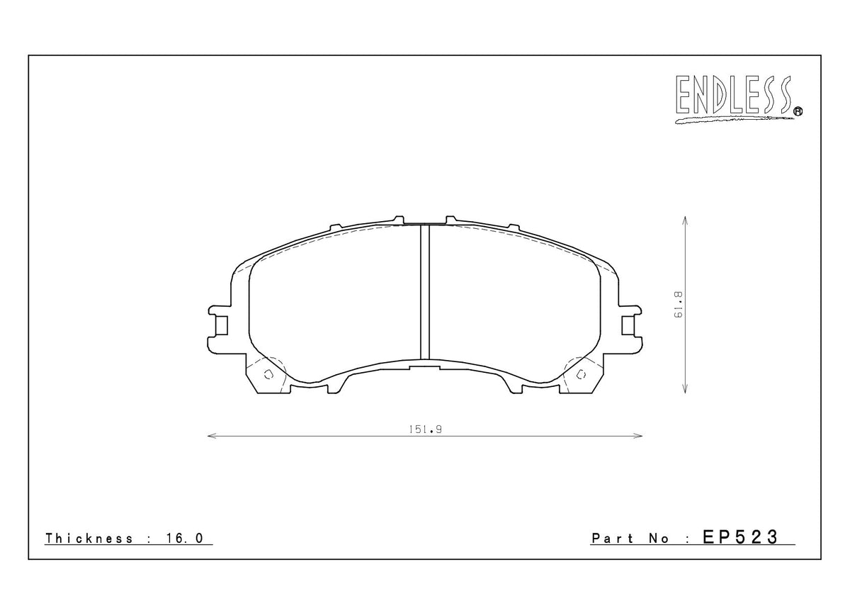 ENDLESS BRAKE PADS FOR RACING, RALLY, TRACKDAY AND SPORT — Racing23 GmbH