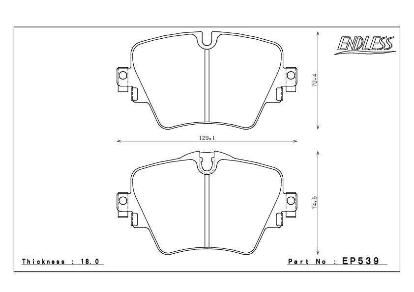 ENDLESS BRAKE PADS FOR RACING, RALLY, TRACKDAY AND SPORT — Racing23 GmbH