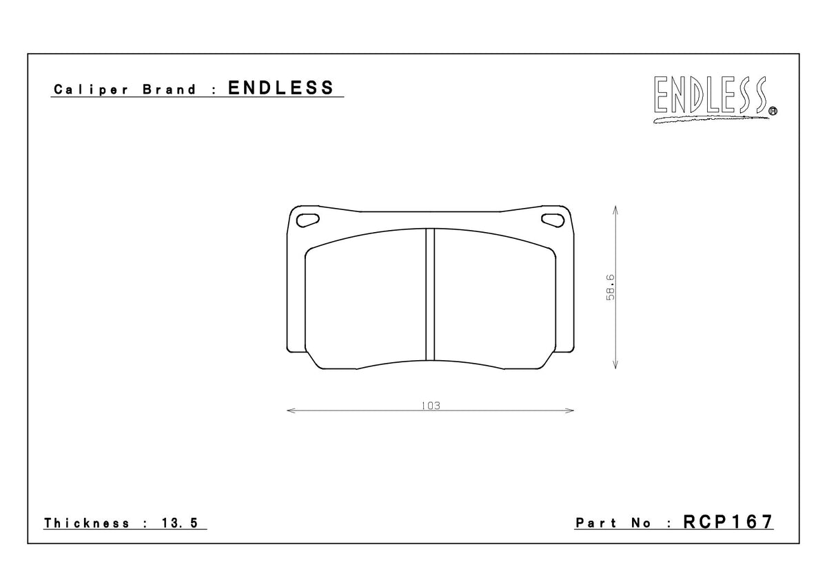 ENDLESS BRAKE PADS FOR RACING, RALLY, TRACKDAY and SPORT — Racing23 GmbH