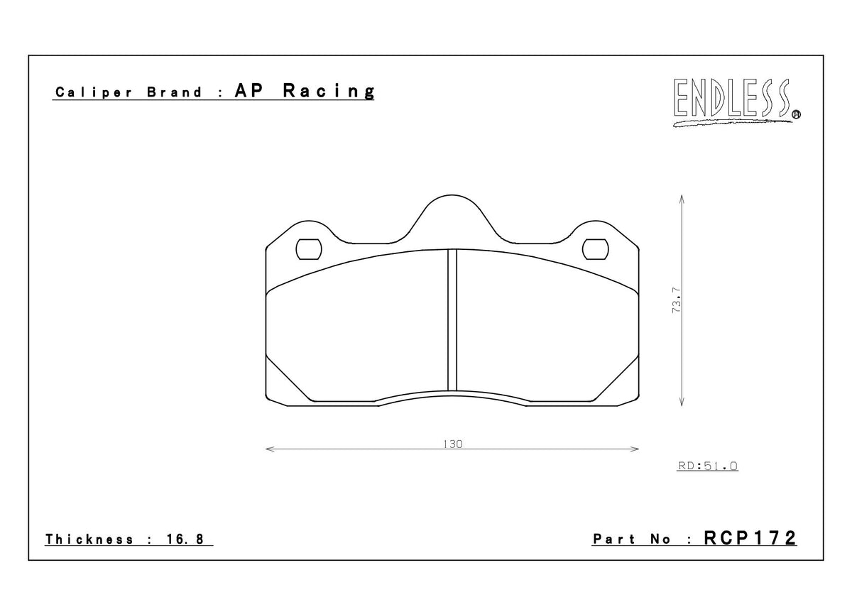 ENDLESS BRAKE PADS FOR RACING, RALLY, TRACKDAY and SPORT — Racing23 GmbH