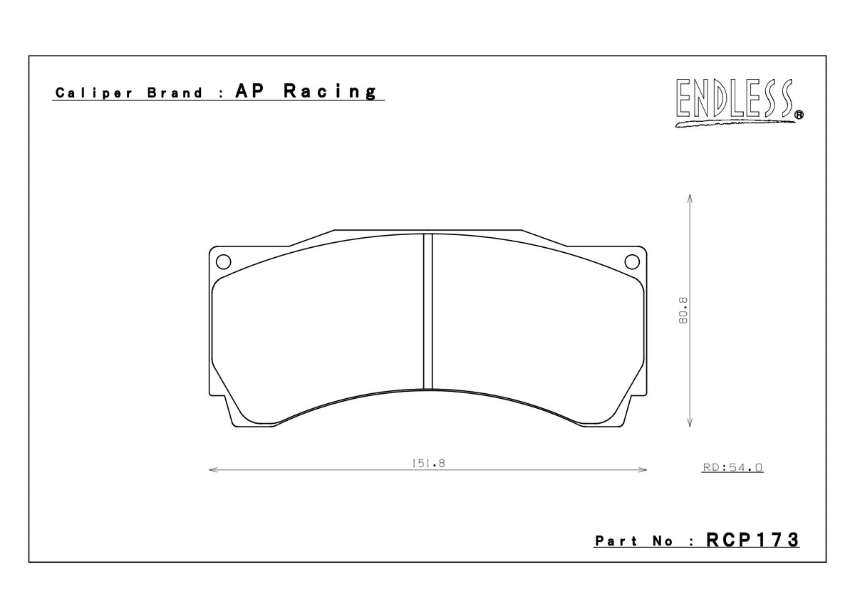 ENDLESS BRAKE PADS FOR RACING, RALLY, TRACKDAY and SPORT — Racing23 GmbH