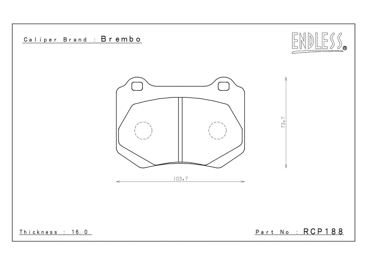 ENDLESS BRAKE PADS FOR RACING, RALLY, TRACKDAY and SPORT — Racing23 GmbH